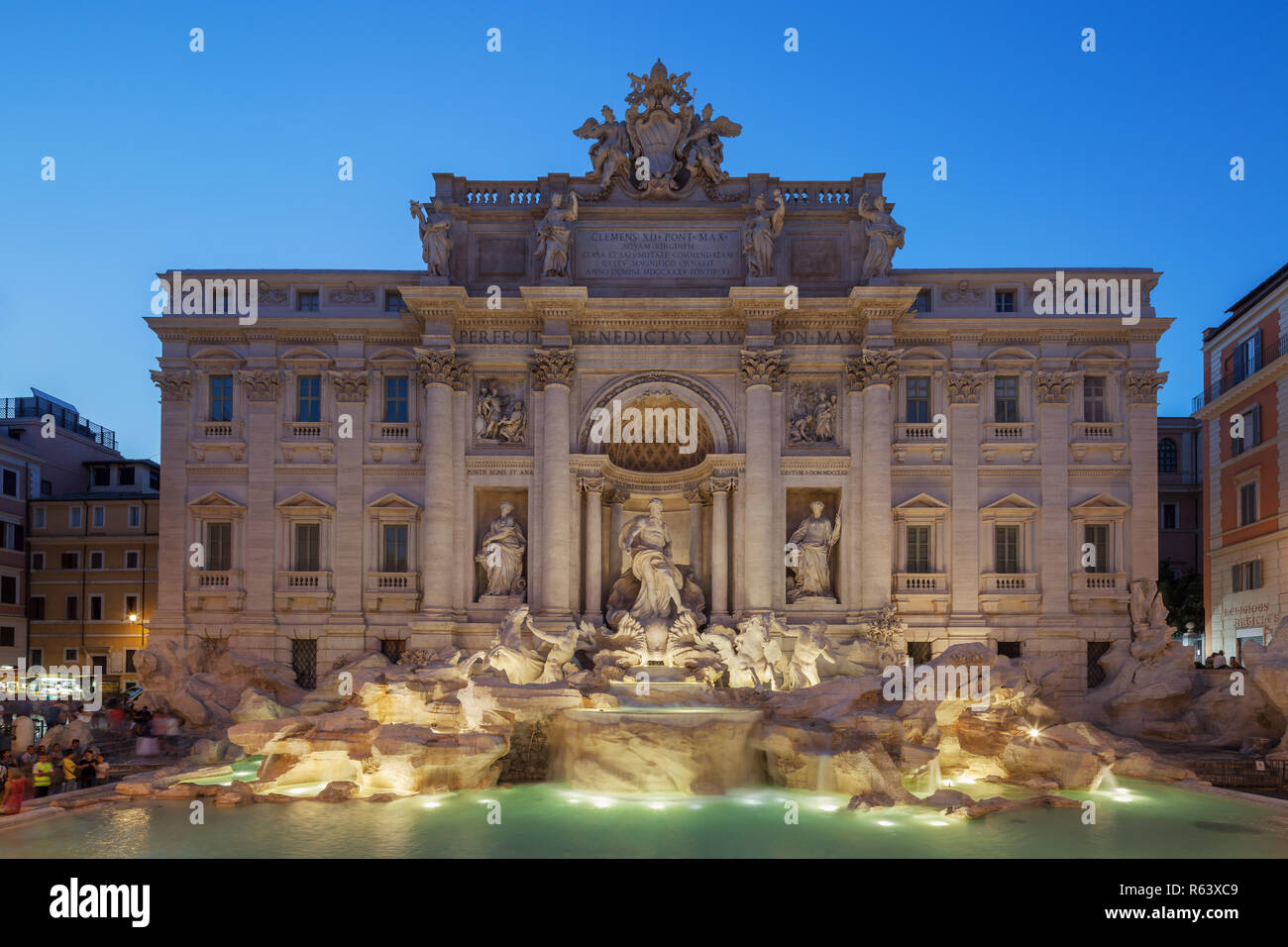 Restored fontana di trevi hi-res stock photography and images - Alamy