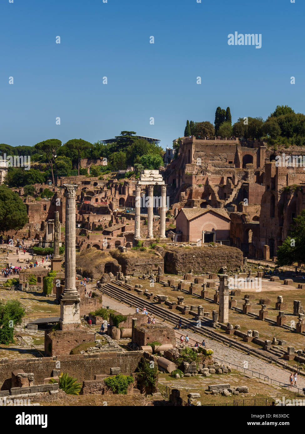 Roman forum looking south east, Rome, Italy Stock Photo - Alamy