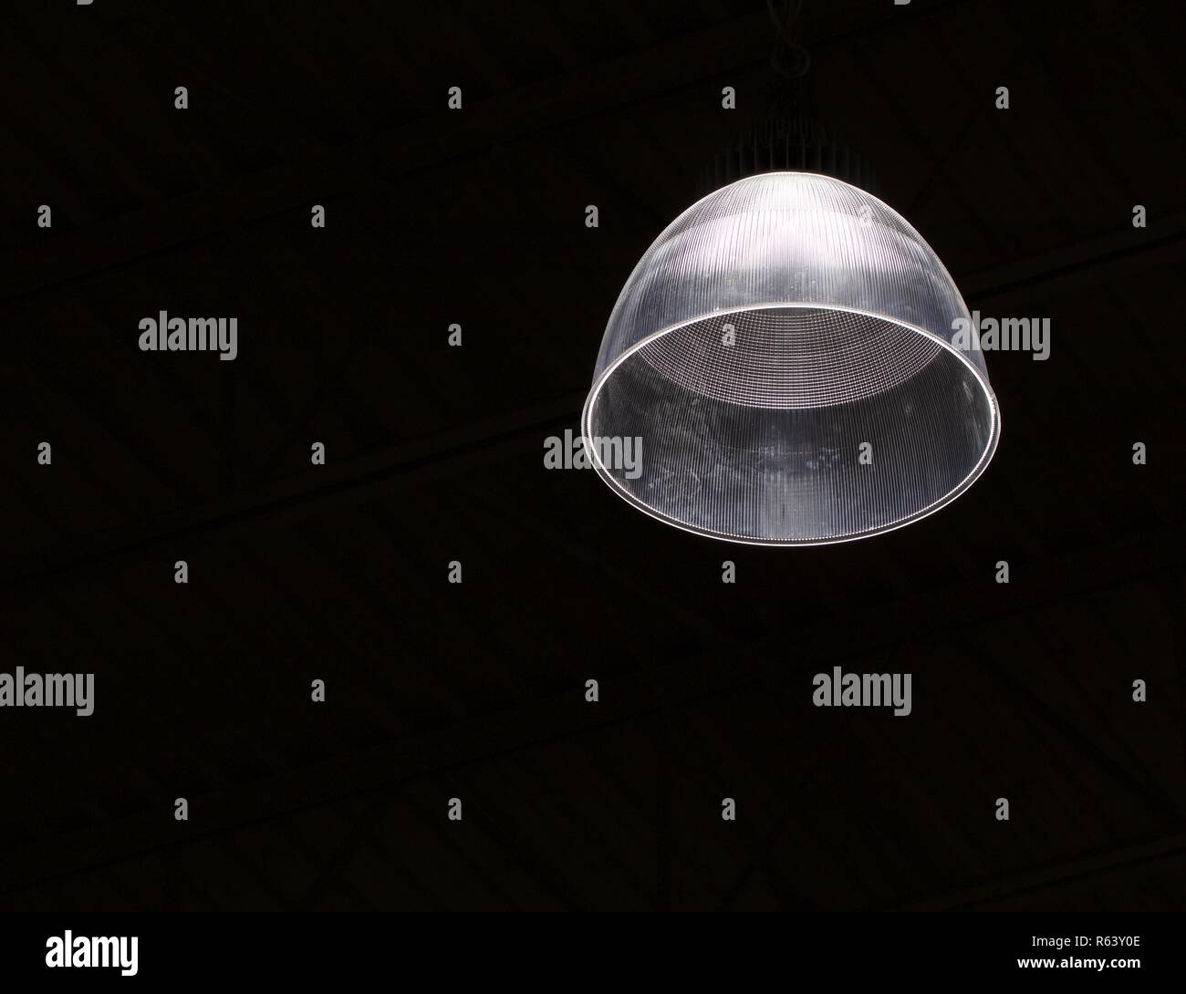 Circular glass shade abstract Stock Photo - Alamy