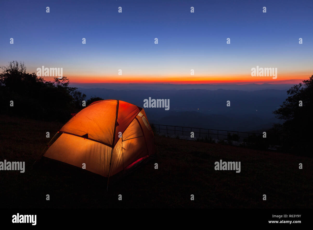 landscape "Doi pui co" Sop Moei, Mae Hong Son, Thailand Stock Photo - Alamy