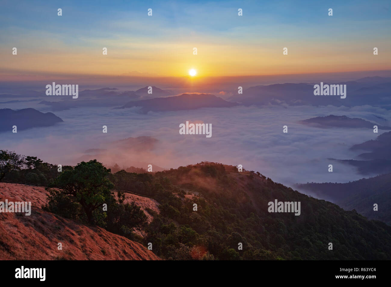 landscape "Doi pui co" Sop Moei, Mae Hong Son, Thailand Stock Photo - Alamy