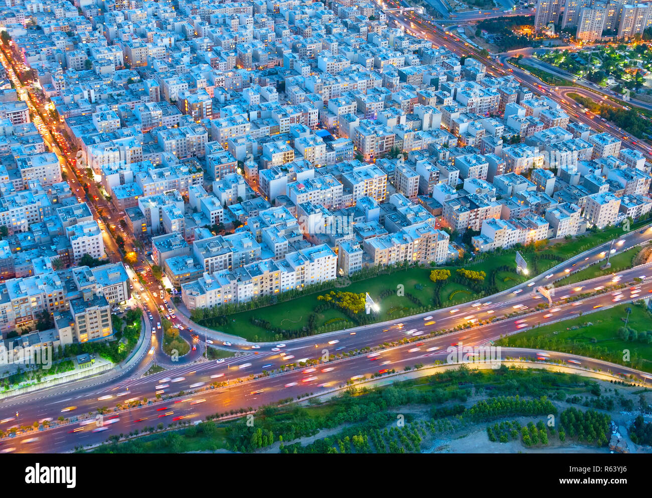 Iran from top of tower hi-res stock photography and images - Alamy