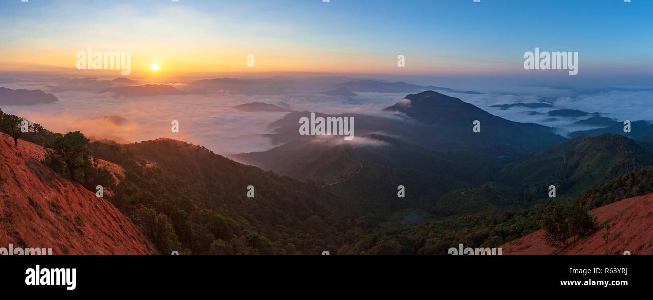 landscape "Doi pui co" Sop Moei, Mae Hong Son, Thailand Stock Photo - Alamy