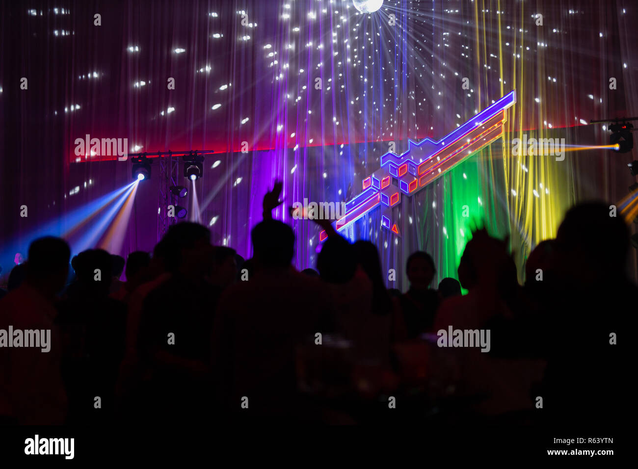 Dance laser group led hi-res stock photography and images - Alamy