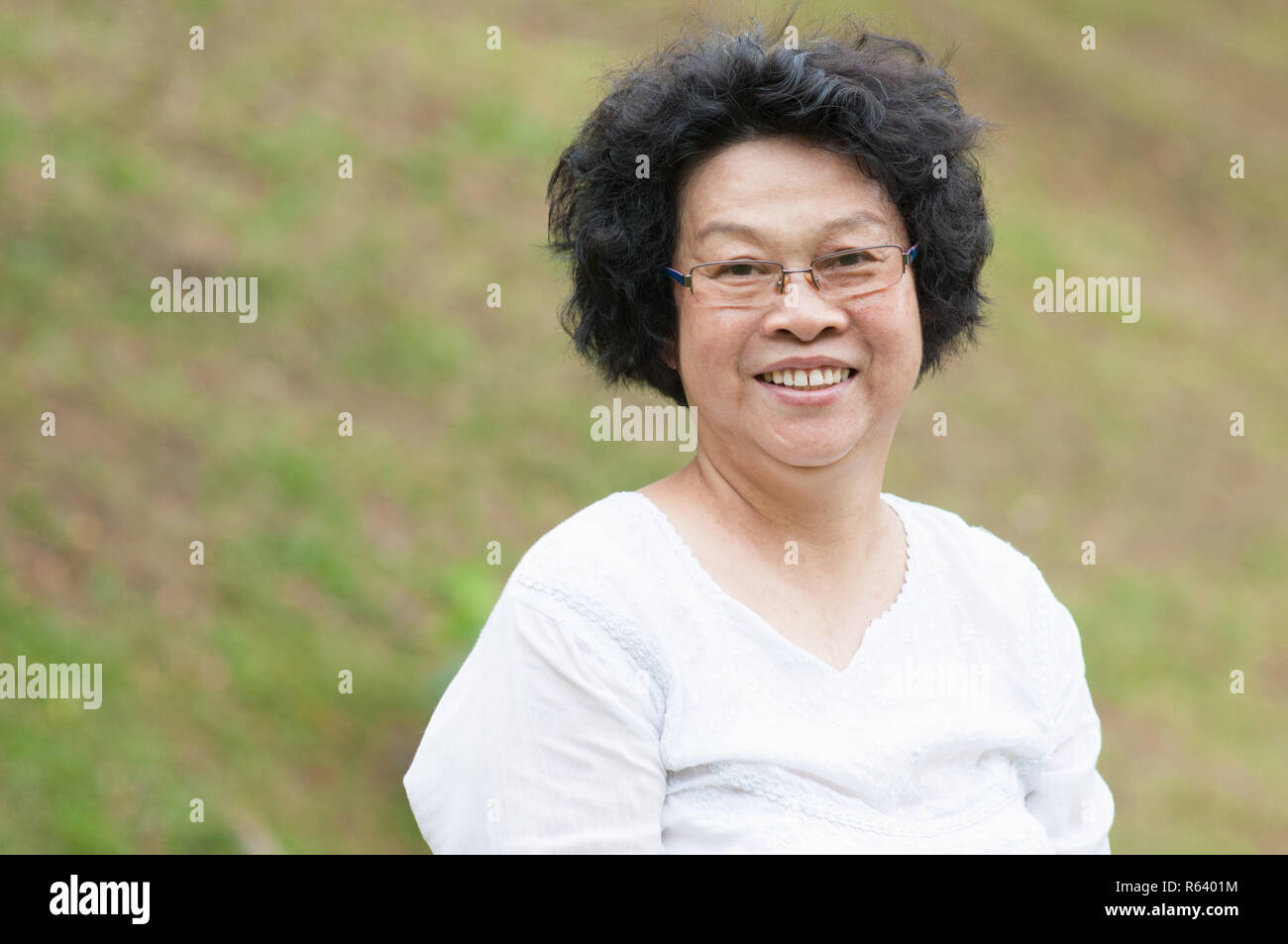 Healthy older chinese woman laughing hi-res stock photography and ...