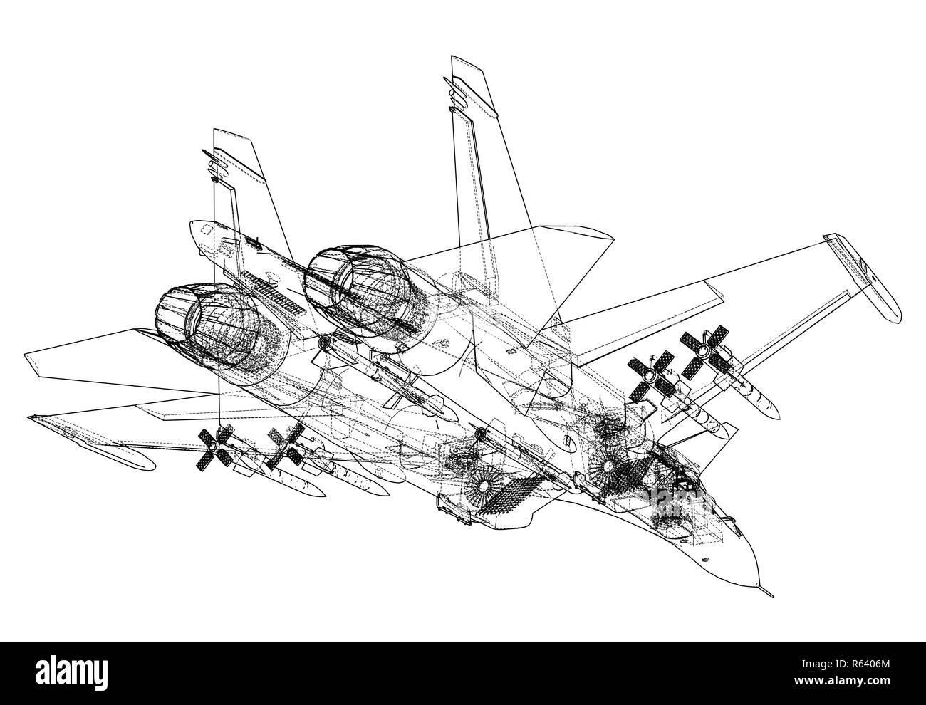 Fighter plane concept Stock Photo - Alamy