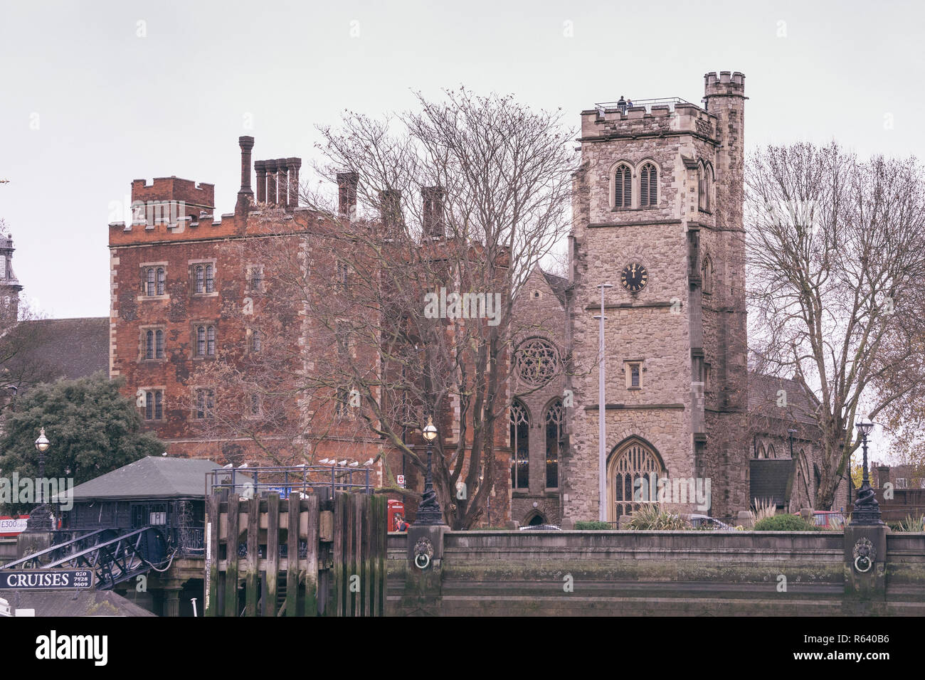 Hampton Palace, in a picture taken on an Open City architecture boat ...