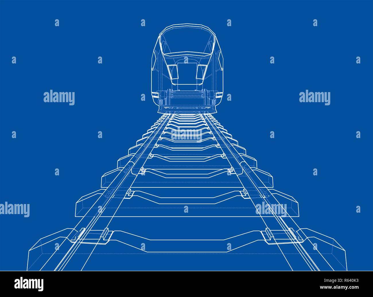Modern speed train concept Stock Photo - Alamy