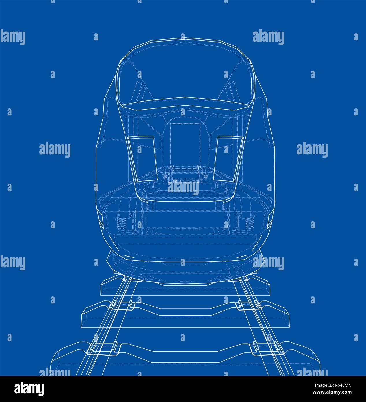 Modern speed train concept Stock Photo - Alamy