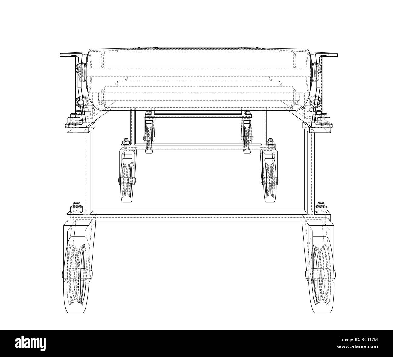 Industrial automated machine conveyor belt Cut Out Stock Images ...