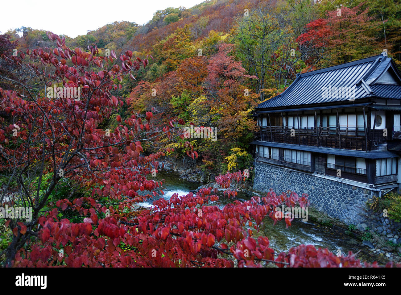 Japanese onsen thermal springs hi-res stock photography and images - Alamy