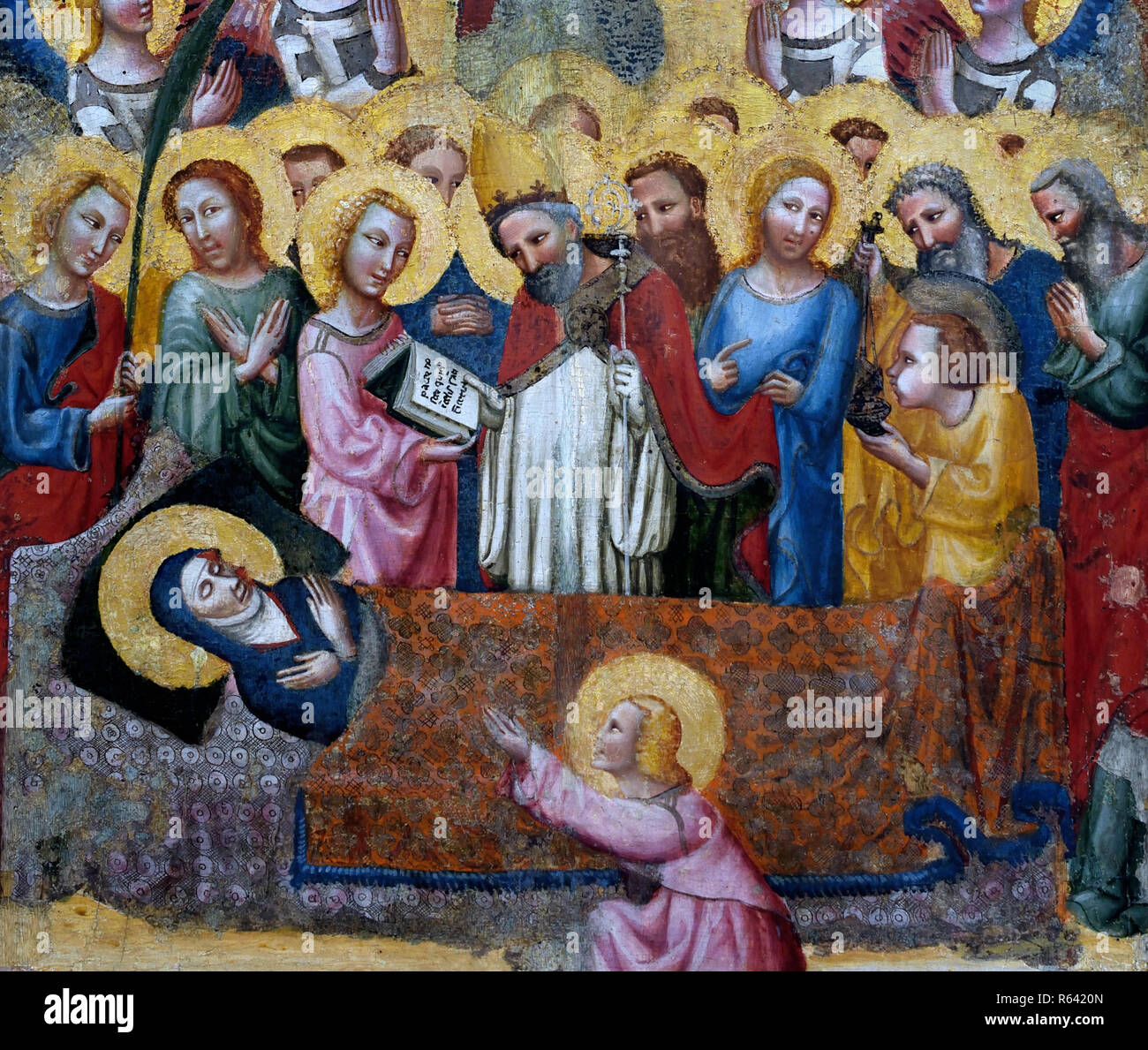 Death of the Virgin by Master of the Bolognese Polyptychs (Pseudo ...