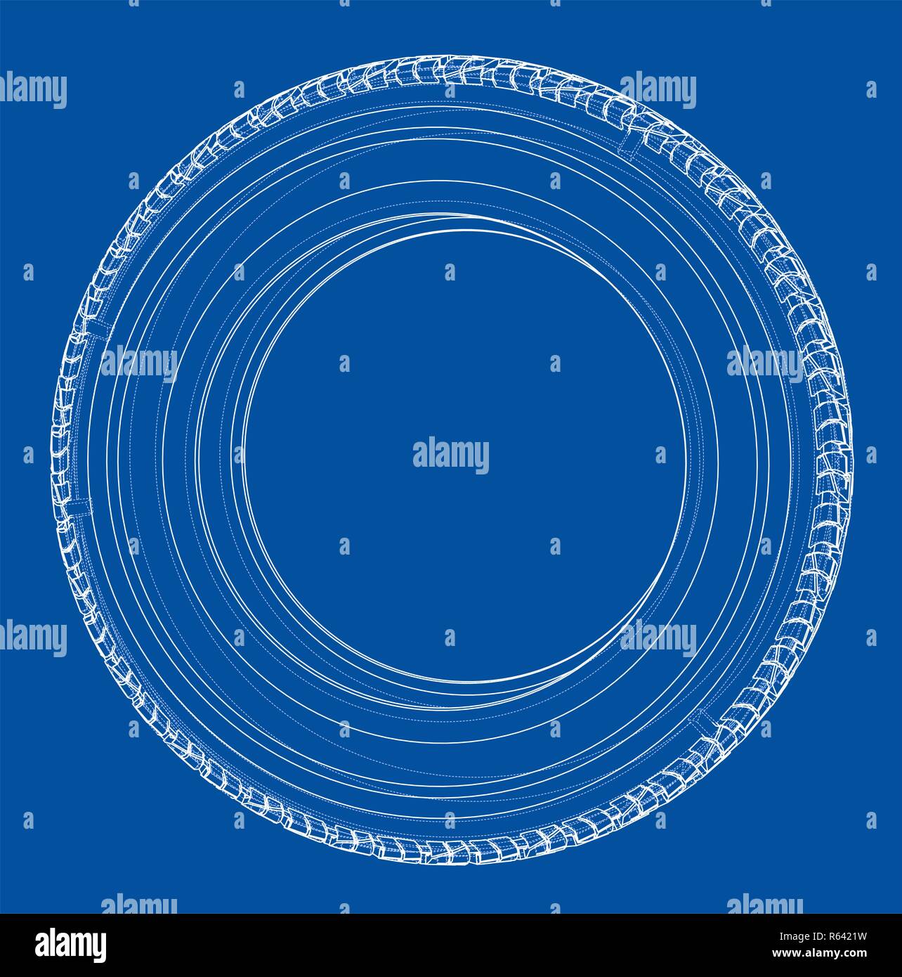 Car tire concept. 3d illustration Stock Photo - Alamy