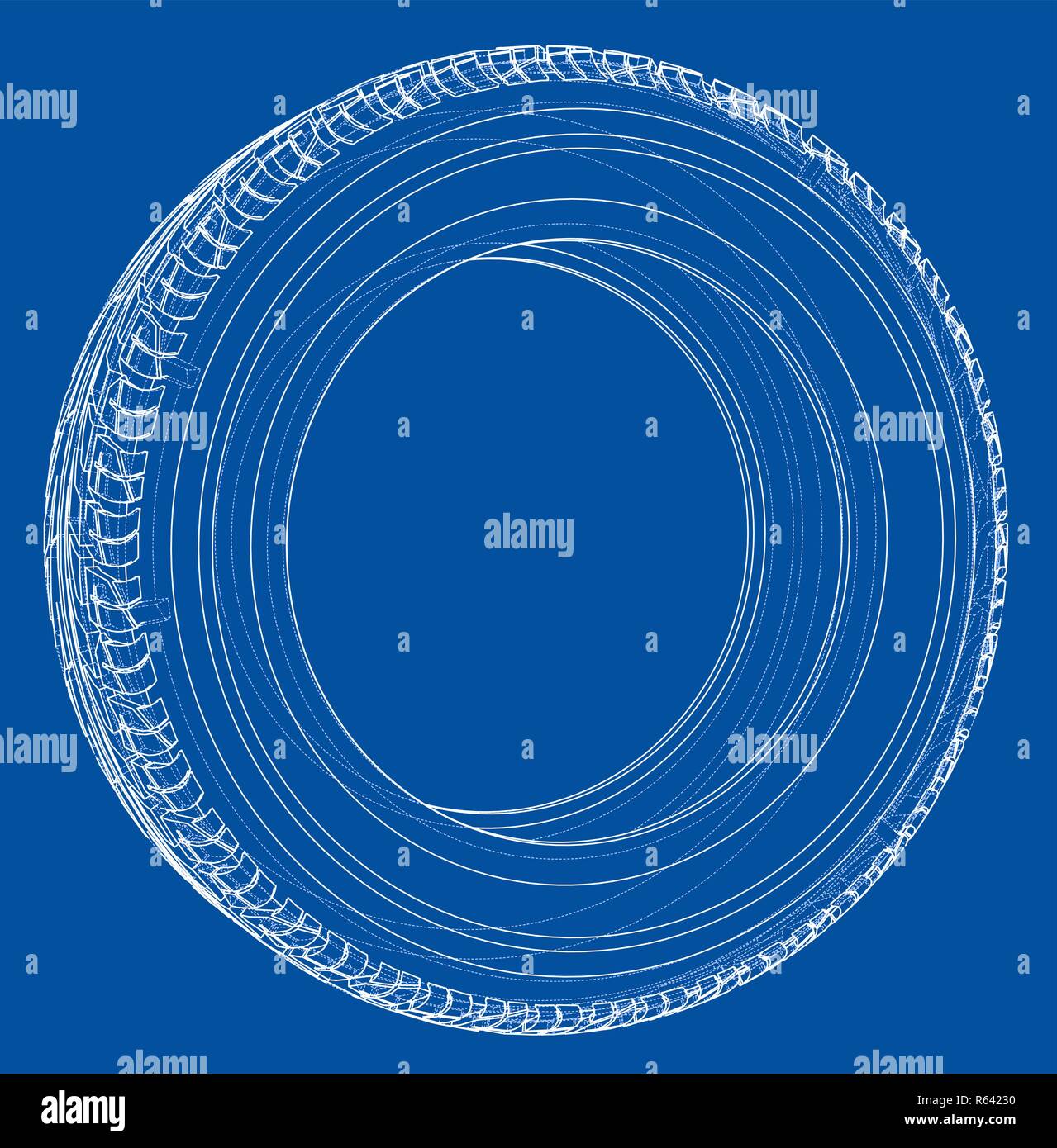 Car tire concept. 3d illustration Stock Photo - Alamy