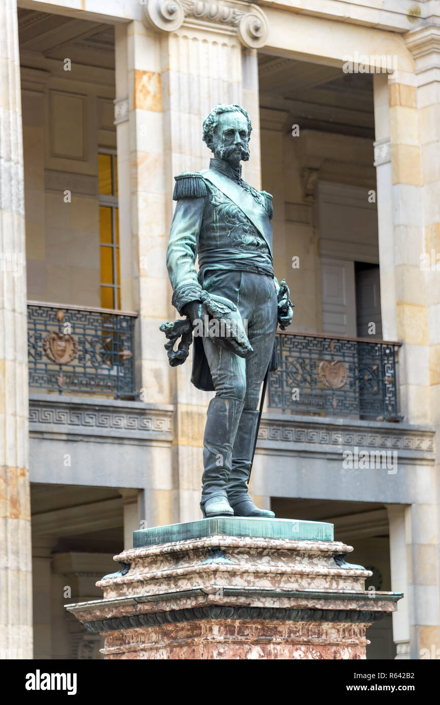 Statue in the Congress of Colombia Stock Photo - Alamy