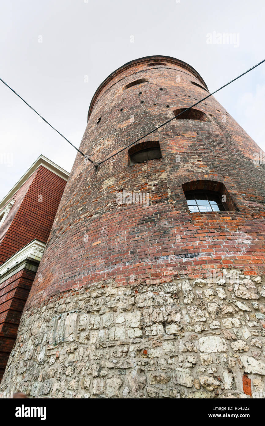 Powder Tower, the part of old town walls Stock Photo - Alamy