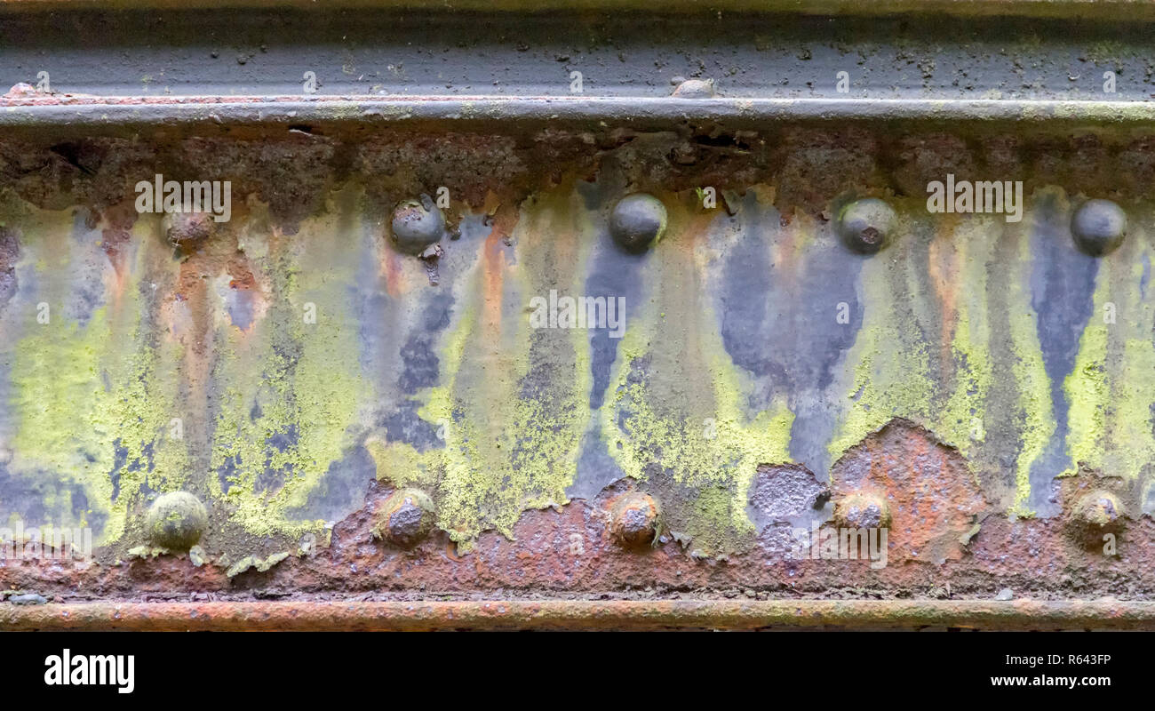 rusty steel girder detail Stock Photo - Alamy