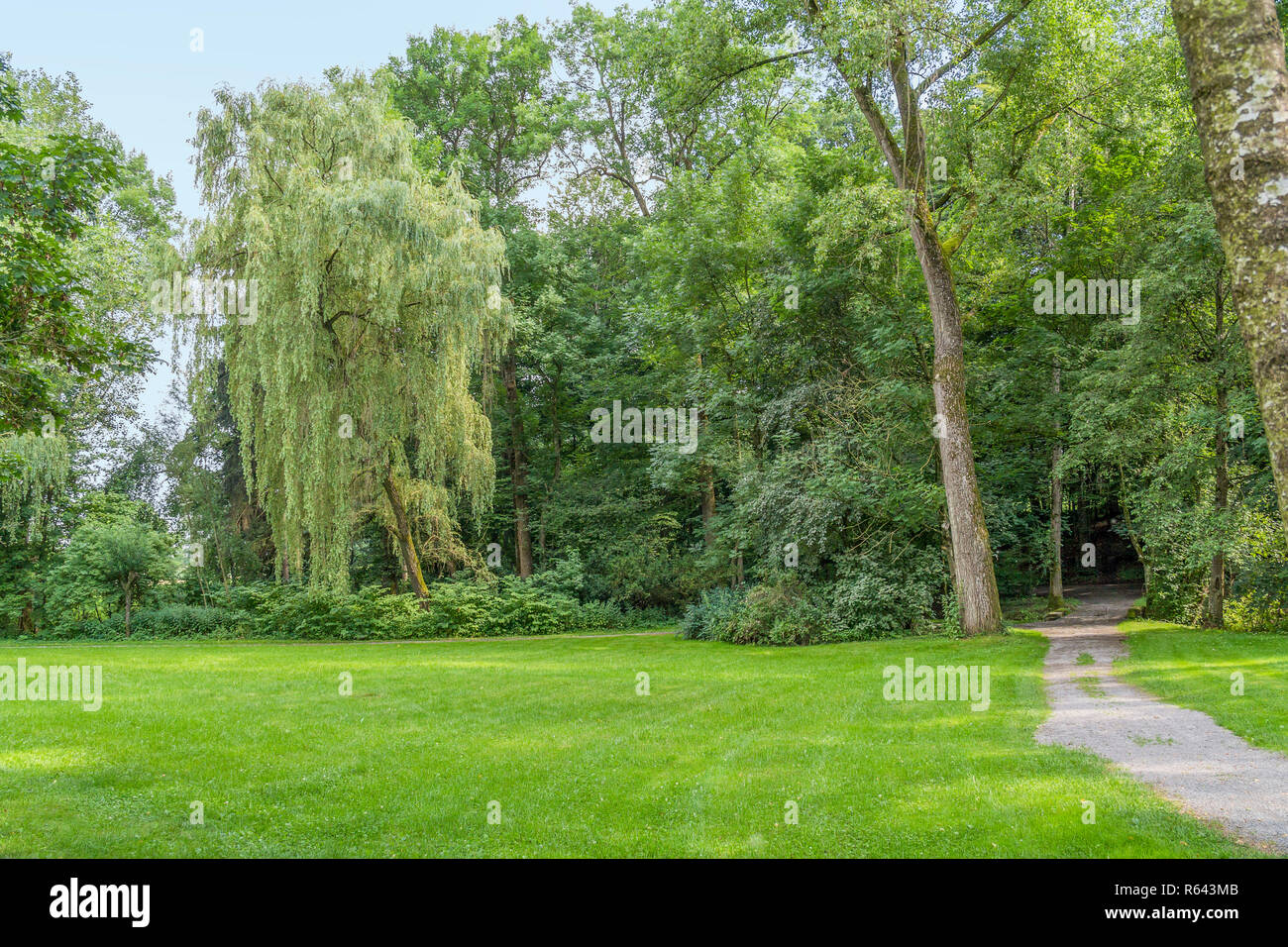 idyllic park scenery Stock Photo - Alamy