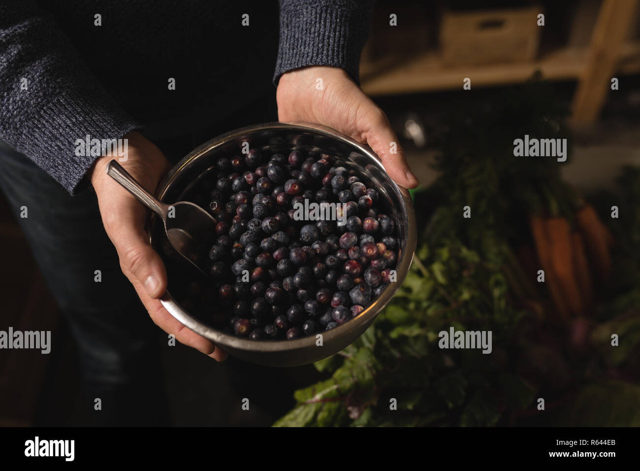 Blueberries grocery store hi-res stock photography and images - Alamy
