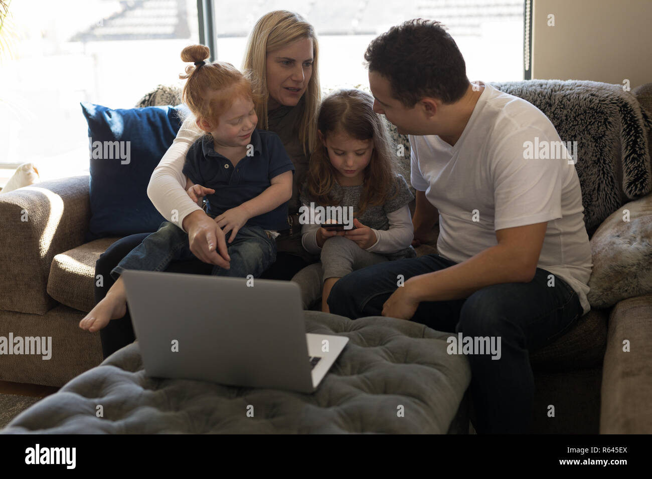 Children interacting with each other hi-res stock photography and ...