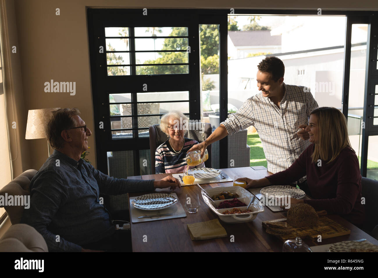 Home table food hi-res stock photography and images - Alamy
