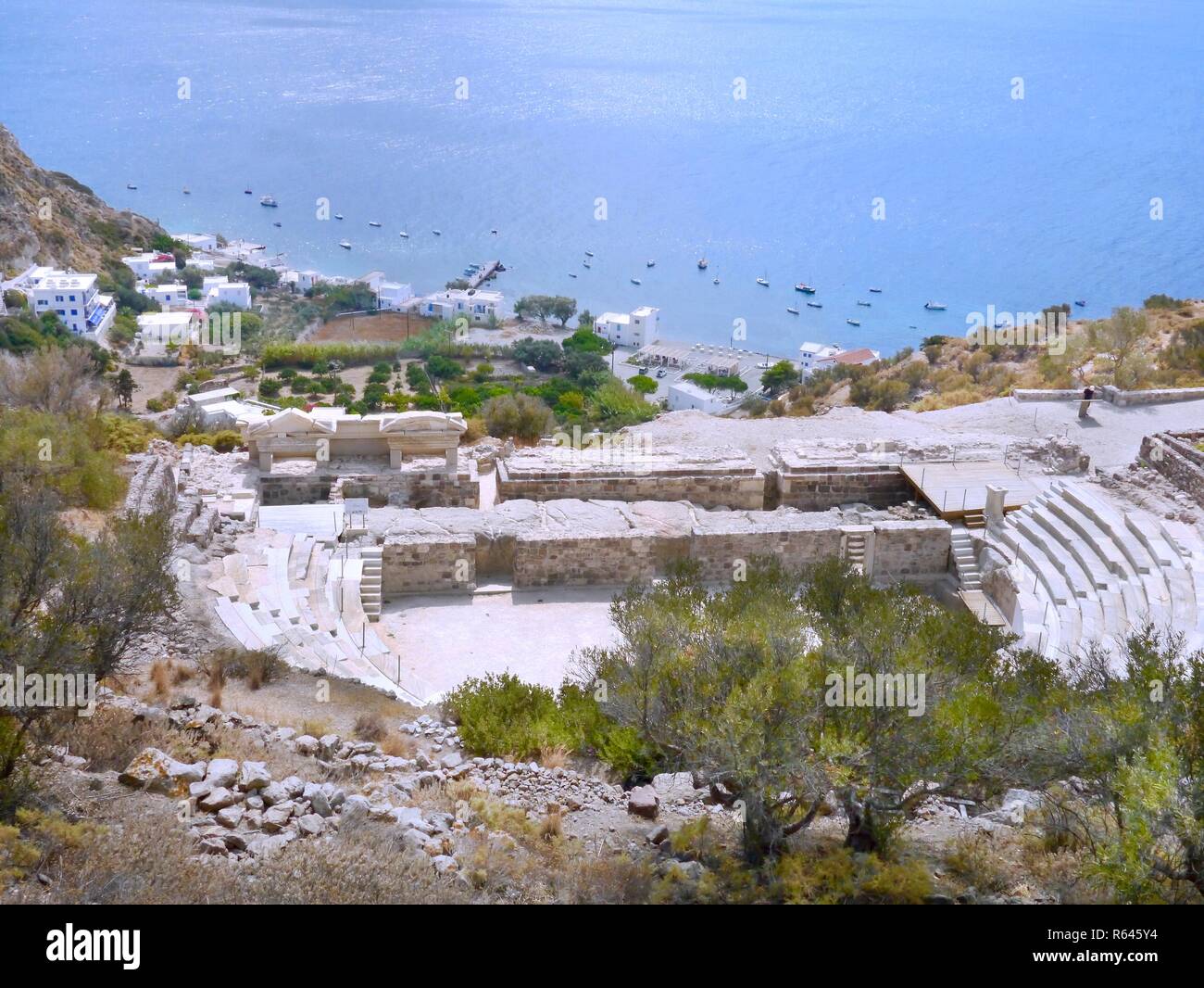 Ancient theatre milos hi-res stock photography and images - Alamy