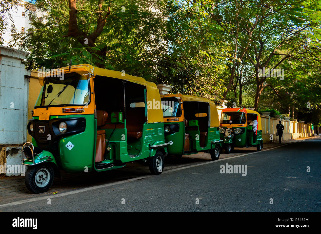 Auto Rickshaws Delhi High Resolution Stock Photography and Images - Alamy