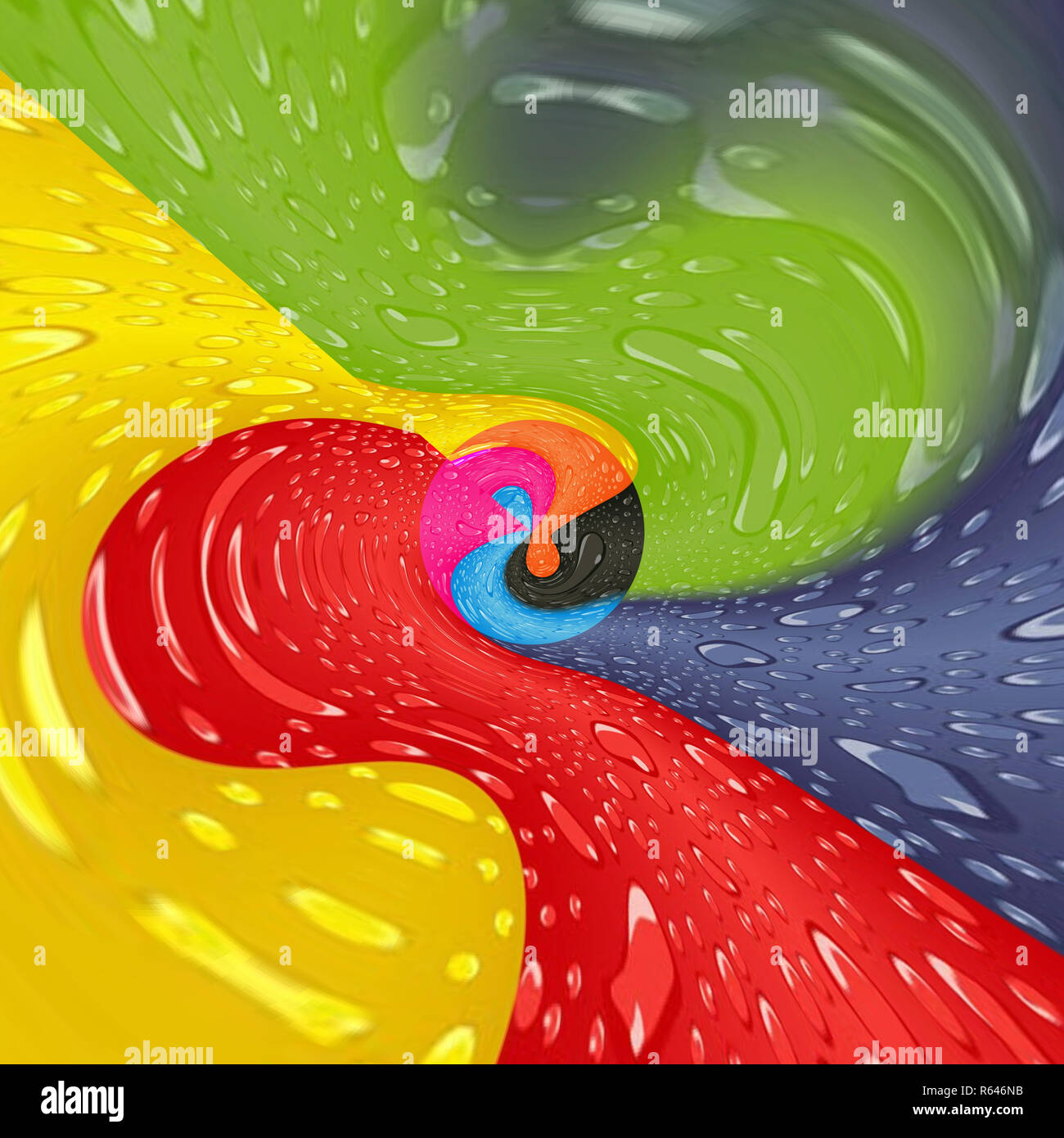 DIGITAL PAINTING AND CONCEPTUAL FORMS Stock Photo - Alamy