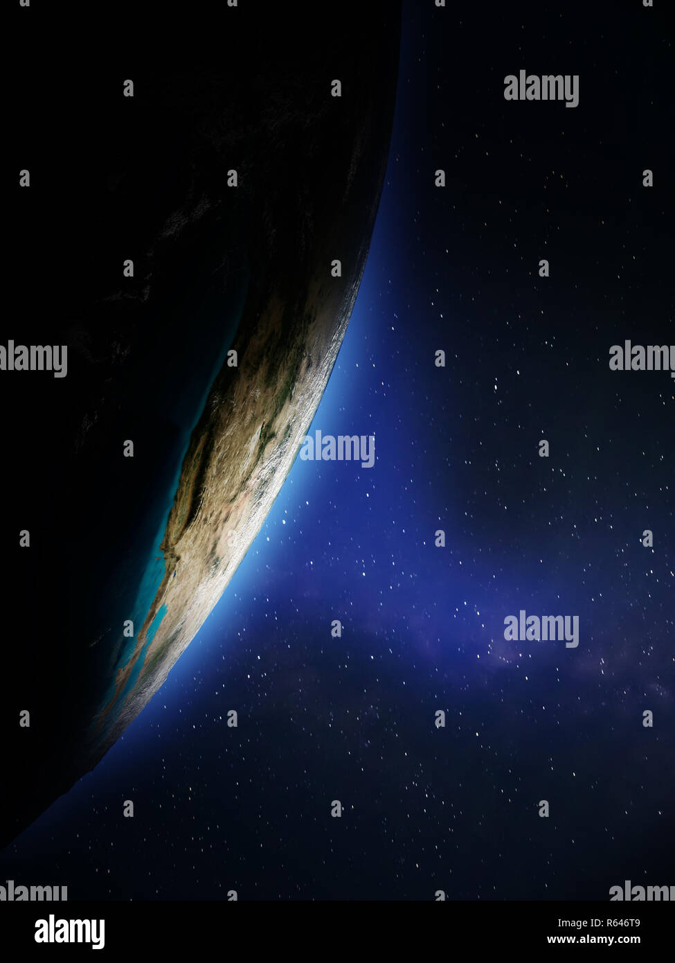 Planet from space 3d hi-res stock photography and images - Alamy