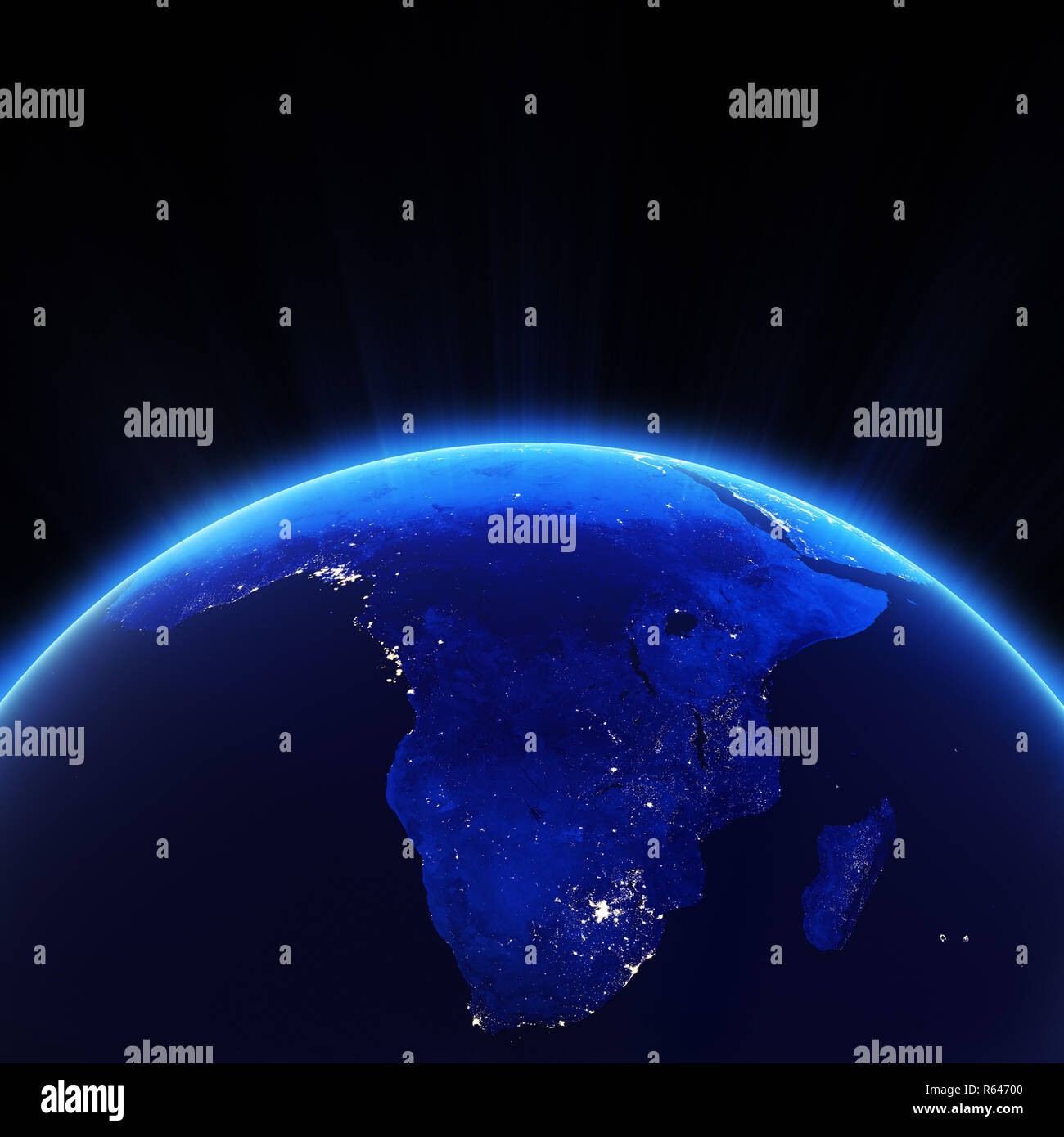 Map of africa madagaskar hi-res stock photography and images - Alamy