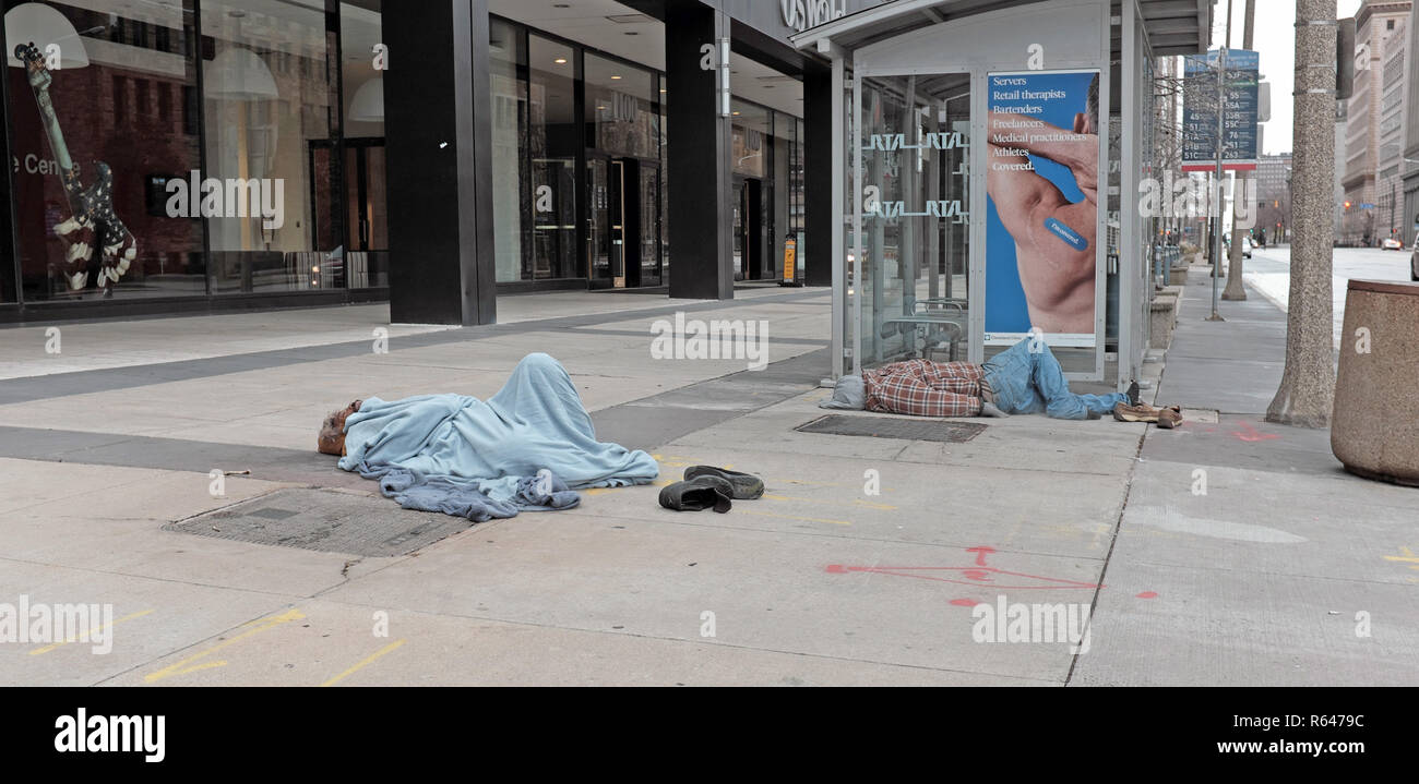 Two homeless people sleep in hi-res stock photography and images - Alamy