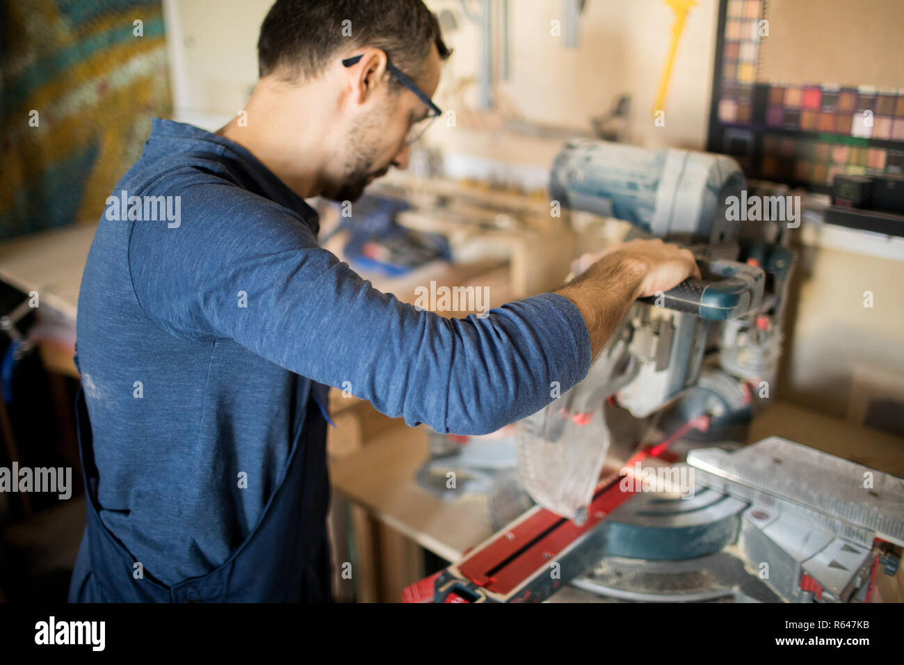 Modern cutting machine hi-res stock photography and images - Alamy