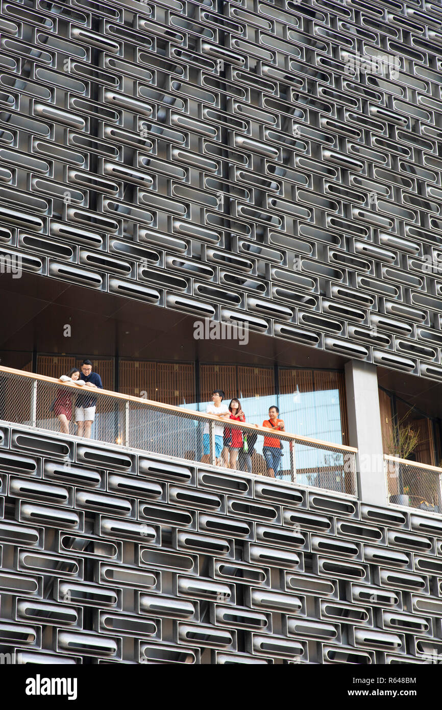 JC Cube Museum (designed by Herzog and de Meuron) in Tai Kwun Centre ...