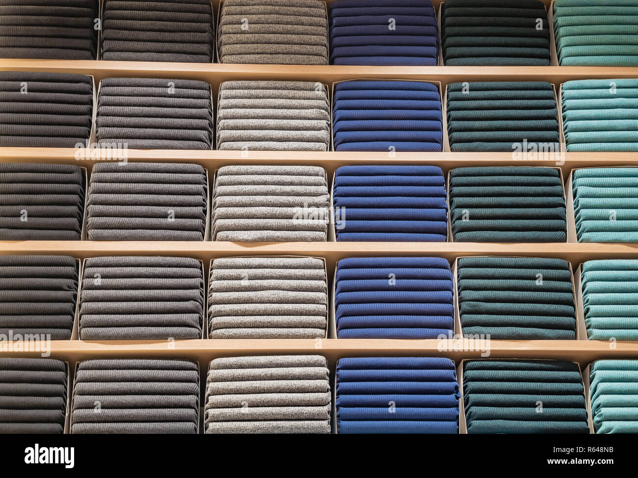 Neatly Folded Clothes High Resolution Stock Photography and Images - Alamy