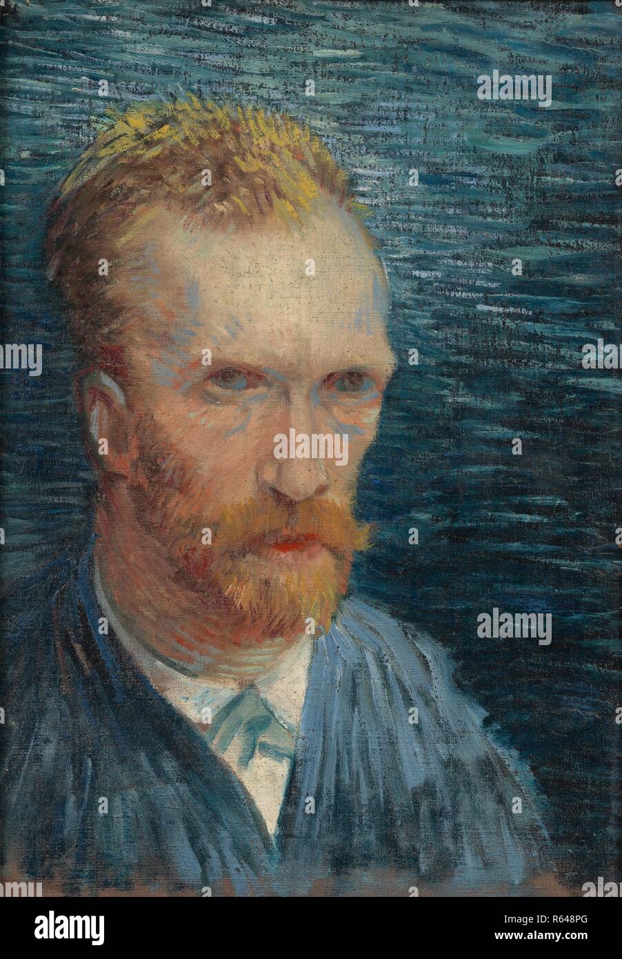 Self-Portrait. Date: July-August 1887, Paris. Dimensions: 43.2 cm x 31. ...