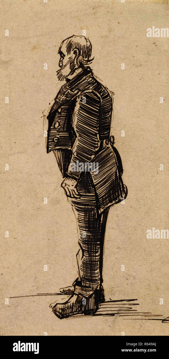 Orphan Man, Standing. Date: November 1882, The Hague. Dimensions: 9.5 ...