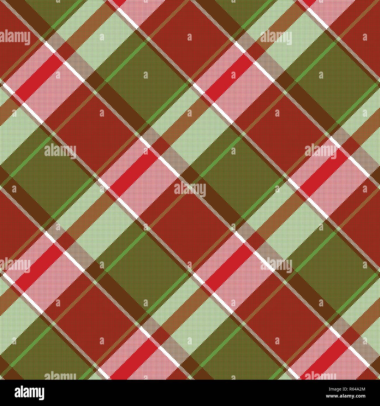 Red and green plaid shirt Stock Vector Images - Alamy