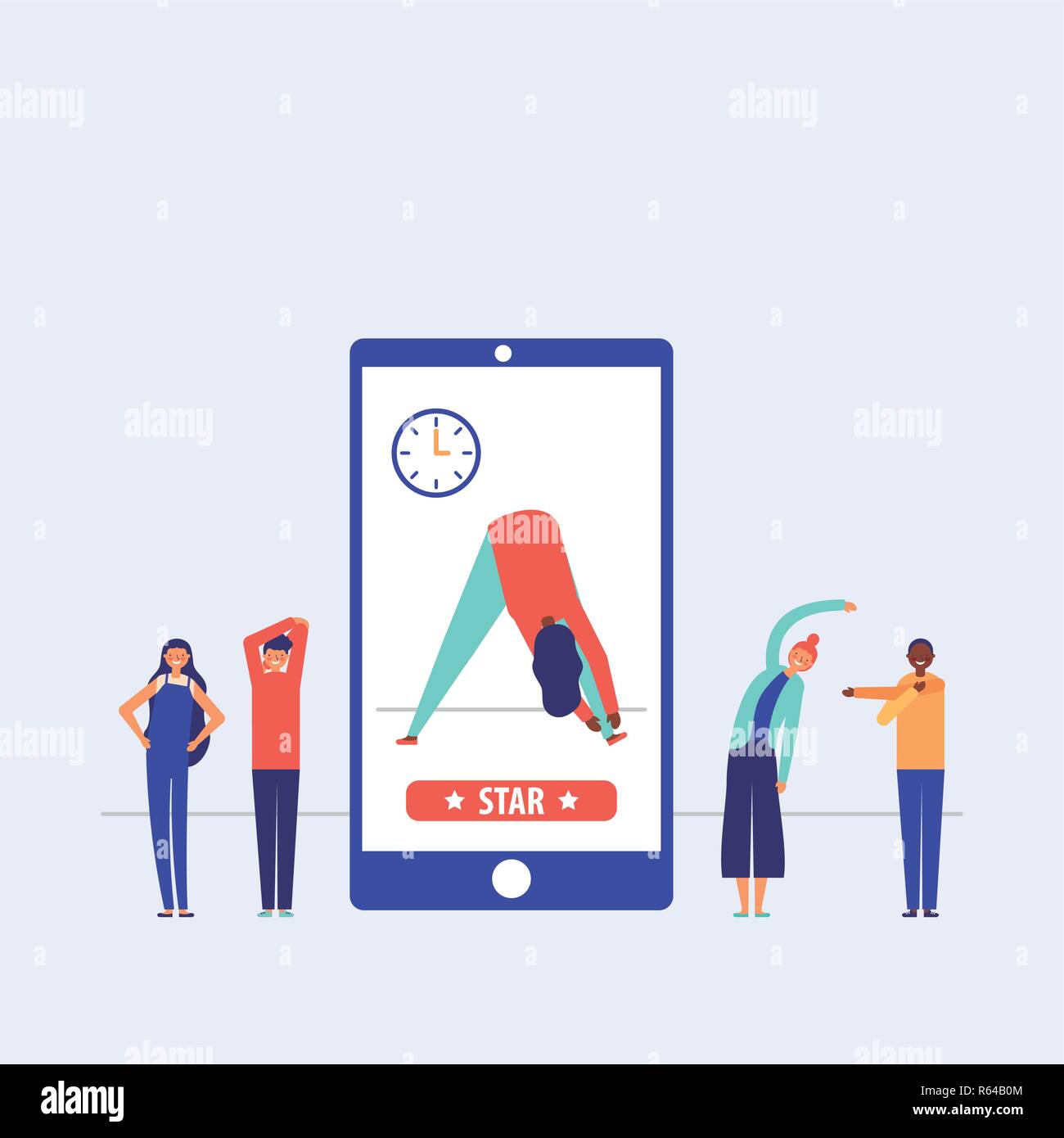 active people breaks Stock Vector Image & Art - Alamy