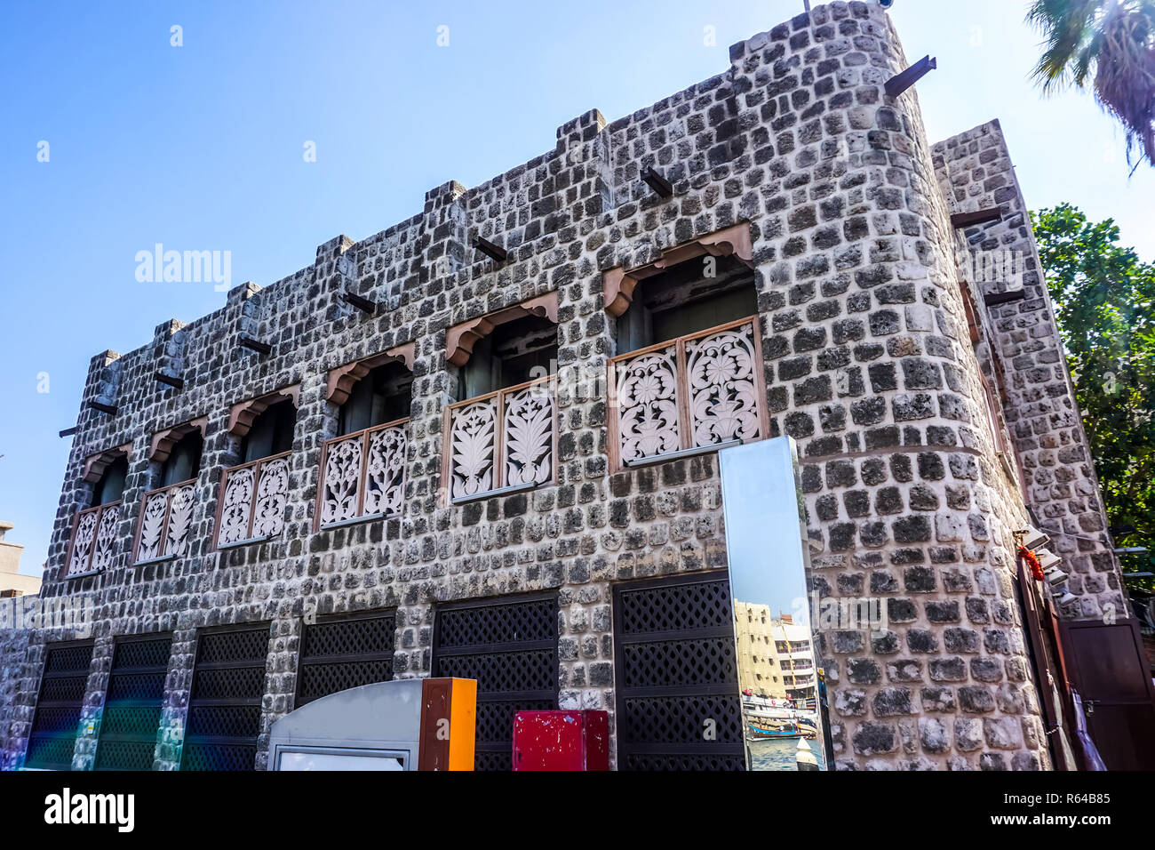 Old dubai wall dubai museum dubai fort hi-res stock photography and ...