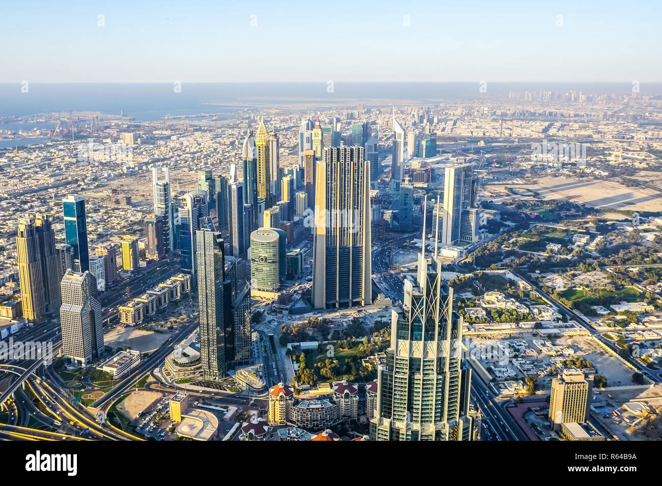 Picturesque Breathtaking Downtown Dubai District Skyline Cityscape View ...