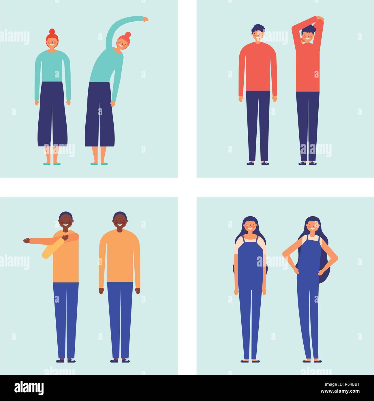 active people breaks Stock Vector Image & Art - Alamy