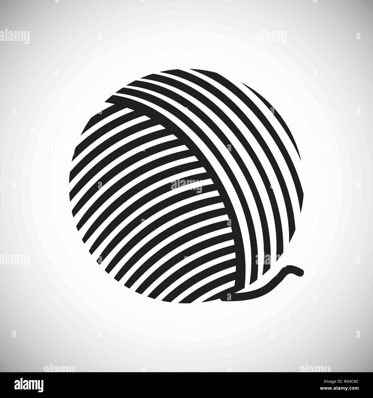 Cat toy clew icon on white background for graphic and web design ...