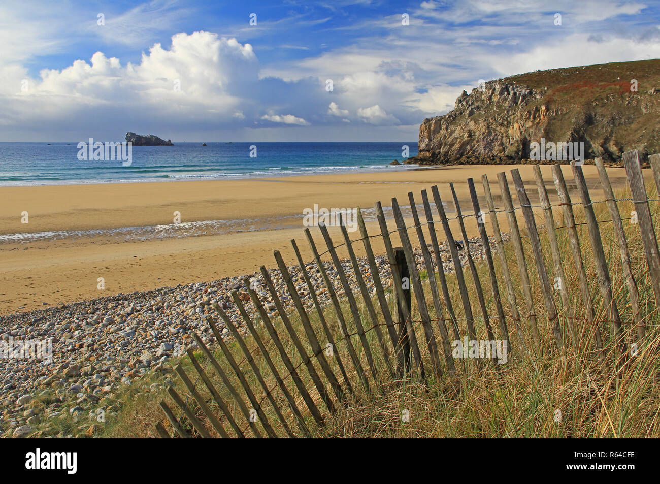 beach in brittany,plage de pen hat,france Stock Photo - Alamy
