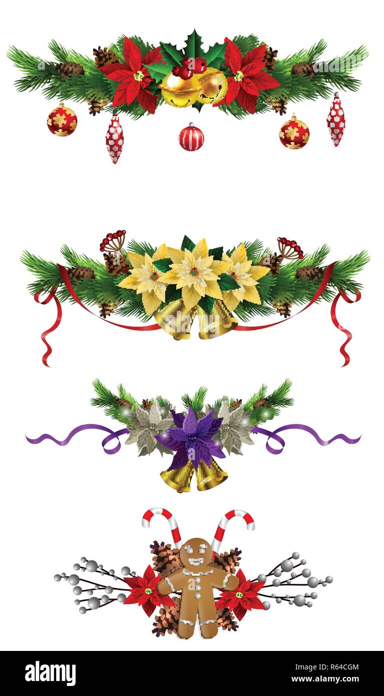 Christmas elements for your designs Stock Vector Image & Art - Alamy