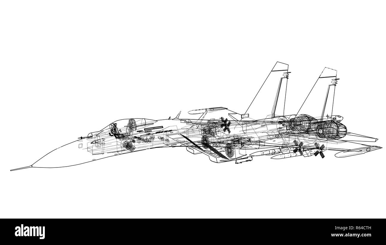 Fighter plane concept Stock Photo - Alamy
