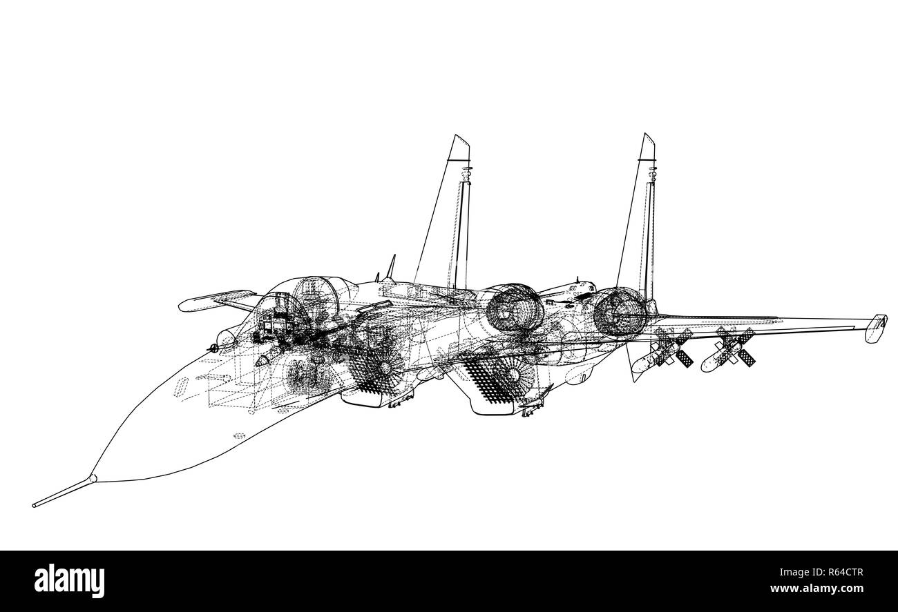 Fighter plane concept Stock Photo - Alamy