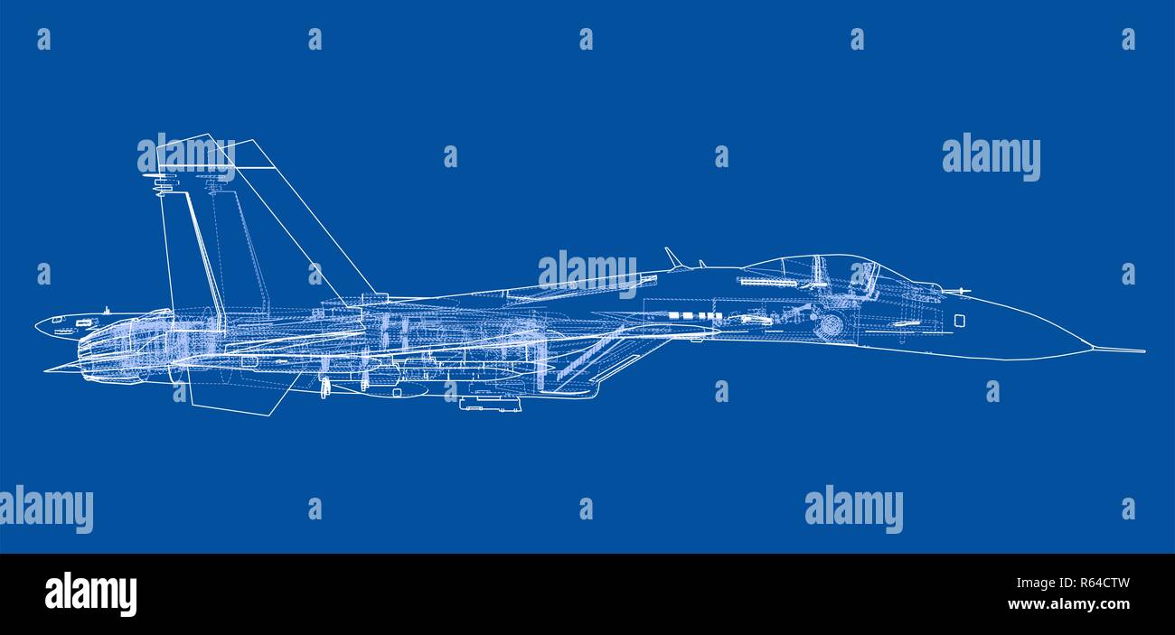 Fighter plane concept Stock Photo - Alamy
