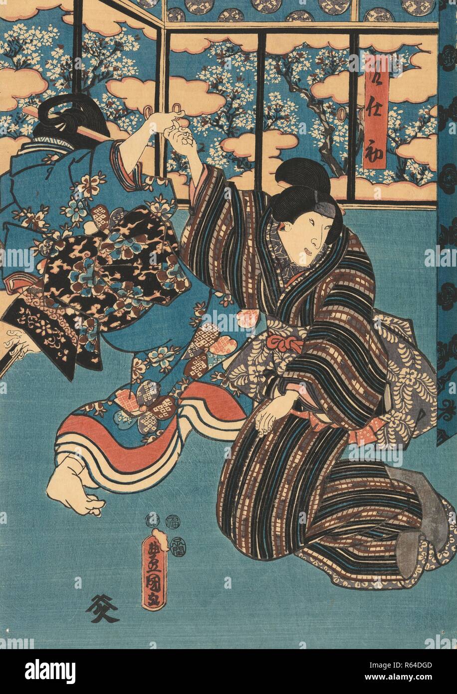 Kunisada ohatsu hi-res stock photography and images - Alamy