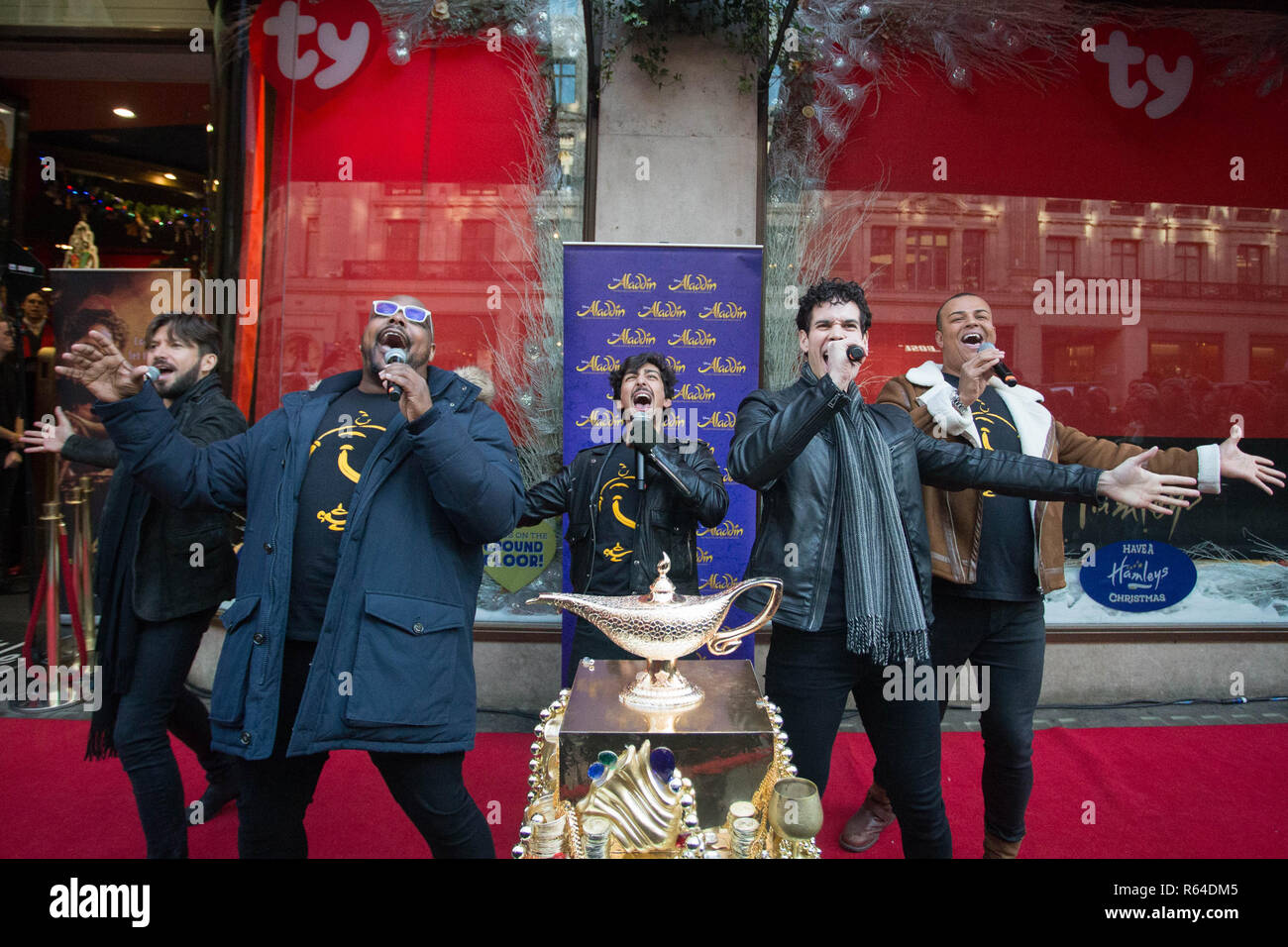 The cast of Aladdin perform as Hamleys unveil their 2018 Christmas ...