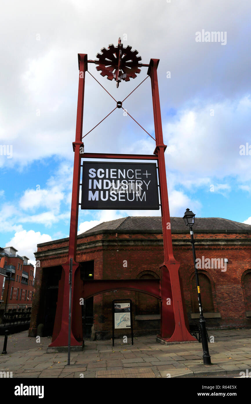 Displays inside the Science and Industry Museum, Liverpool Road ...